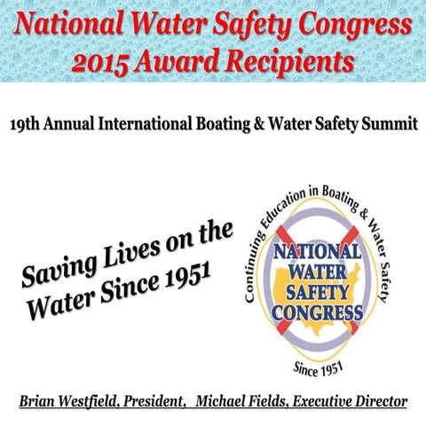 Nwsc 2015 awards | PPTX