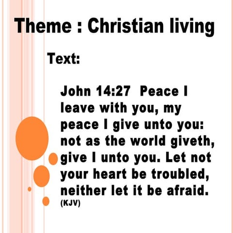 Christian Living | PPT