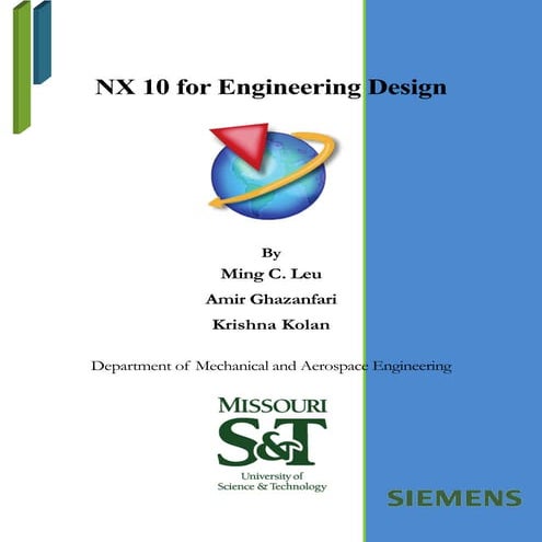NX10 for Engineering Design 1 | PDF