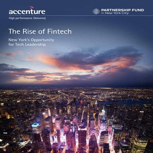Accenture FinTech reports (NYC & London) | PDF
