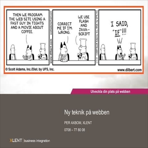 Ny teknik på webben | PPT