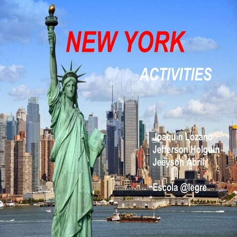 New York activities | PPTX