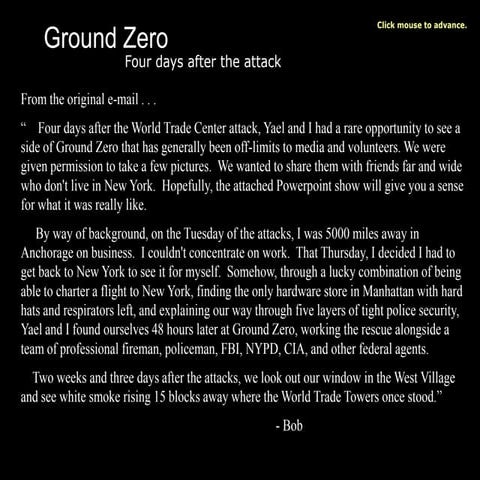 Ground Zero 9/11 | PPS