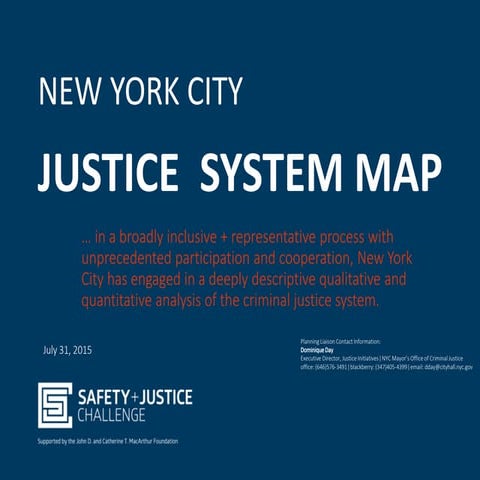 NYC Criminal Justice System Map | PPSX