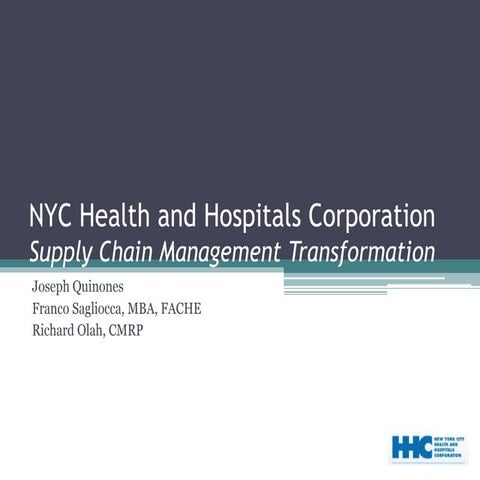 New York City Health & Hospitals Corporation | PPT
