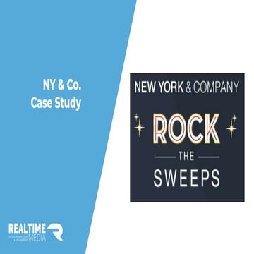 NY & Co. Case Study | Realtime Media | PPTX