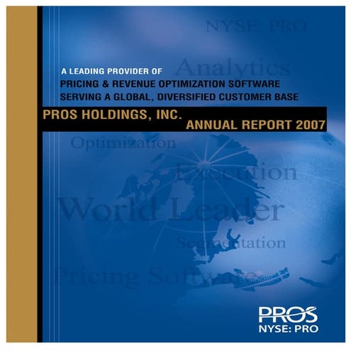 NYSE:PRO 2007 Annual Report | PDF