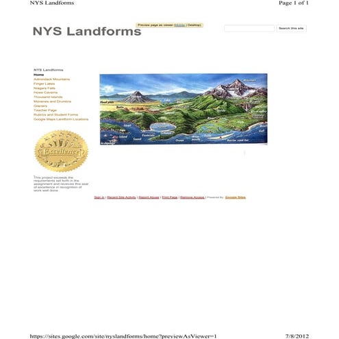 NYS Landforms | PDF