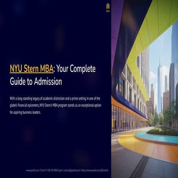 NYU-Stern-MBA-Your-Complete-Guide-to-Admission | PDF