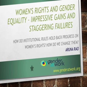 Gender Action Learning System | PPTX