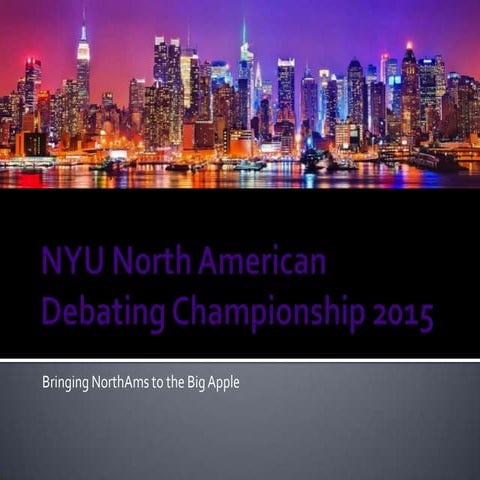NYU NorthAms Bid | PPT