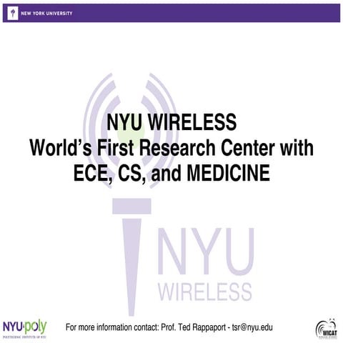 Nyu wireless presentation | PPT