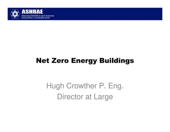 Ppt on zero energy building | PPTX | Power and Energy Industry | Industries