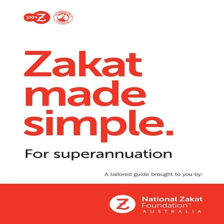 Zakat on Super Annuation - Australian Islamic Library | PDF