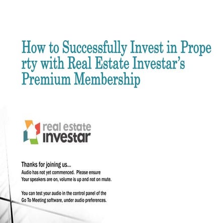 [On-Demand Webinar] How to Successfully Invest in Property with Real ...