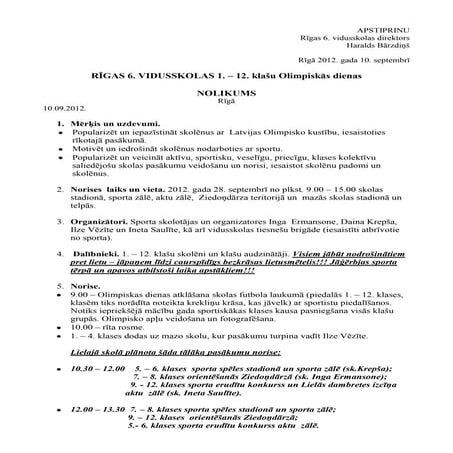 Iekšējās kārtības noteikumi | PDF