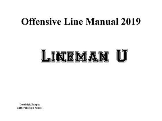 I Formation Offense | PDF