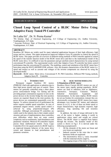 Comparitive Analysis Of Speed And Position Control Of Bldc Motor Via Field Oriented Control 0800