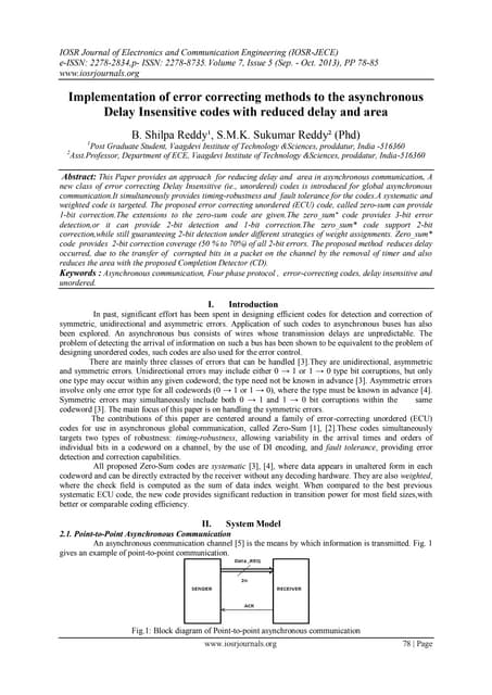 Implementation Of Error Correcting Methods To The Asynchronous Delay Insensitive Codes With