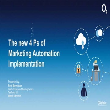 O2 Eloqua Marketing Automation implementation | PPTX