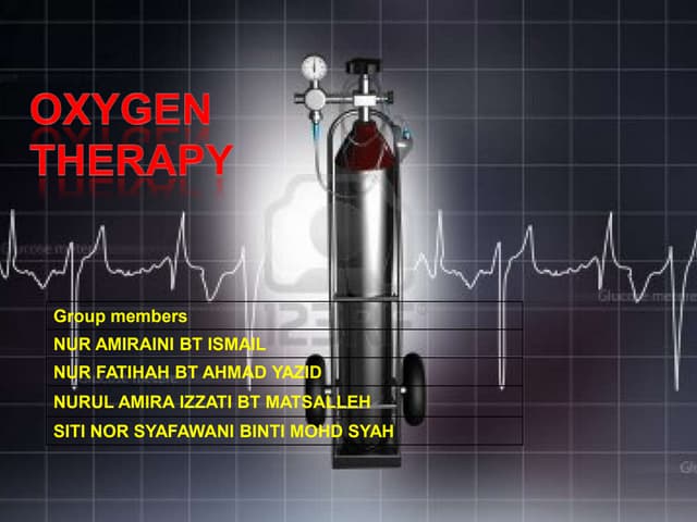 Oxygen delivery system | PPTX