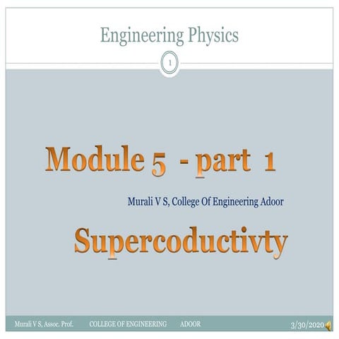 Superconductivity Pptx