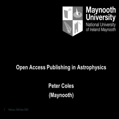 (Diamond) Open Access Publishing in Astrophysics | PPTX