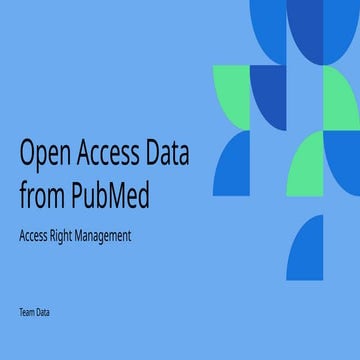 Open Access PDF files and access rights | PPTX