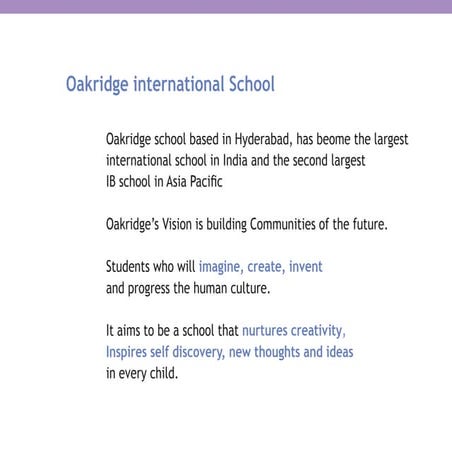 Oakridge presentation | PDF