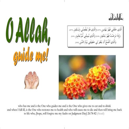 O allah, guide me! | PDF | Islam | Religion & Spirituality