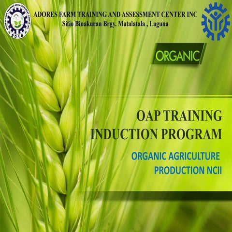 Training Induction Program of OAP Students | PPT