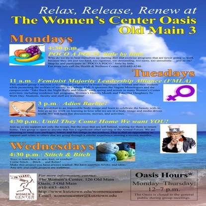 Oasis Groups Poster | PDF