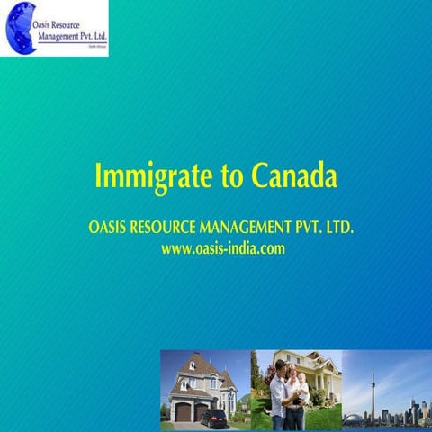 Oasis Canada Presentation | PPT