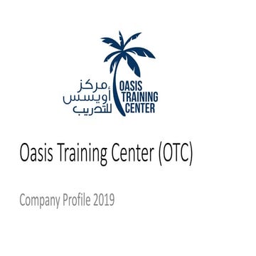 Oasis Training Center - Company Profile | PDF