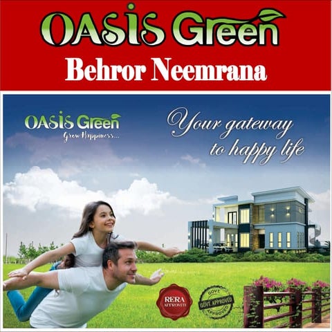 Oasis Green Plots Behror Neemrana | PDF