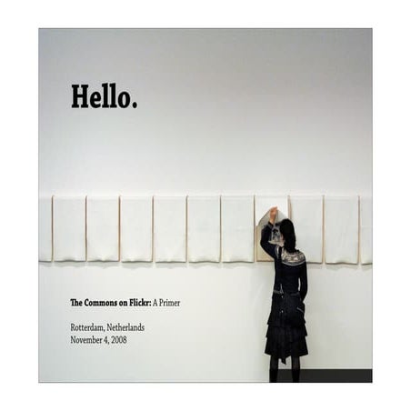 The Commons on Filckr: a primer | PPT