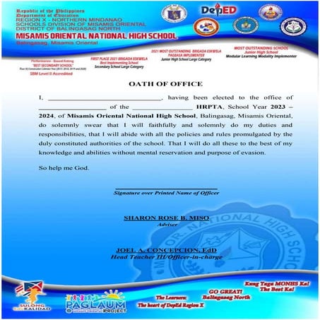 Oath Of Office Sample 5 Key Elements Of Officer Oath Of Office Army