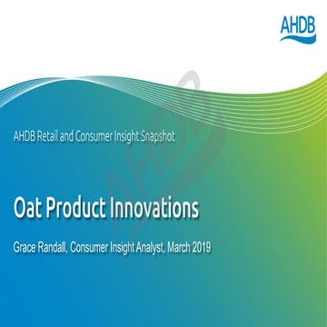 Oat snapshot AHDB | PDF