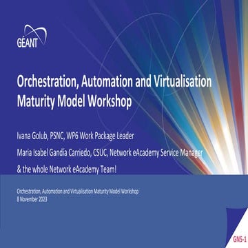Orchestration, Automation and Virtualisation Maturity Model | PDF