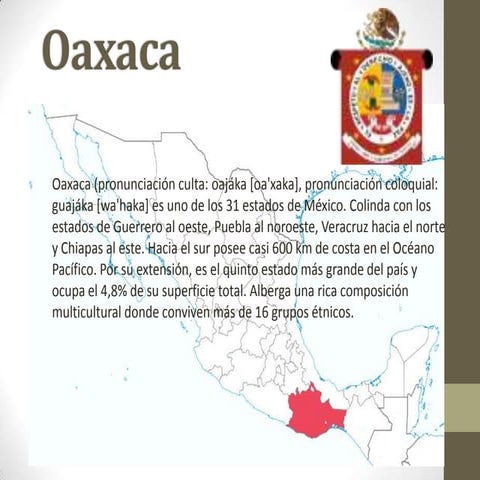Presentación Oaxaca TIERRA ORGULLOSA DE SUS RAÍCES | PPTX