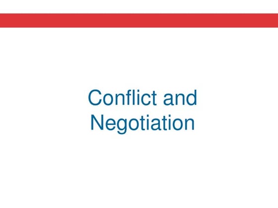 Conflict mgt. | PPT