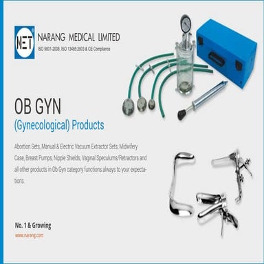 OB GYN (Gynecological) Products | PDF