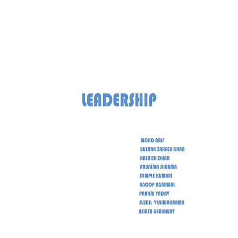 Ob leadership | PPTX