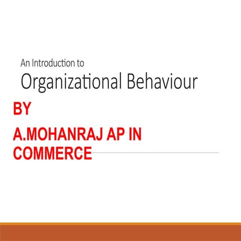 OB-PPT.pptx for studying and giving presentation | PPTX