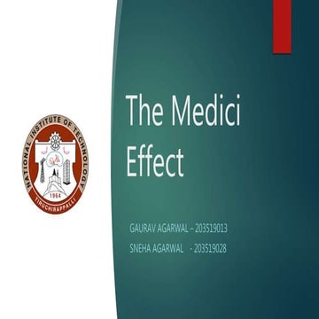 The Medici Effect | PPTX