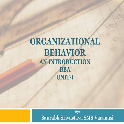 OB -Unit-I- BBA.pptx