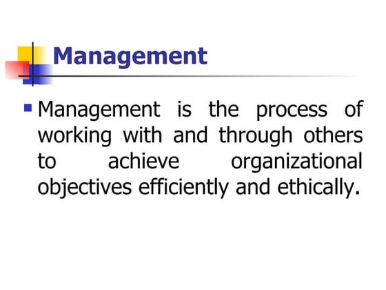 Management Thoughts [Pre-Scientific Management Era (before 1880 ...