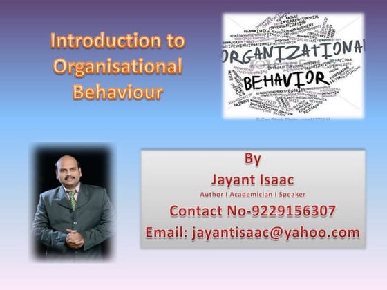 Case study on organizational behaviour | PPT