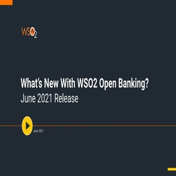 What's New With WSO2 Open Banking | PDF