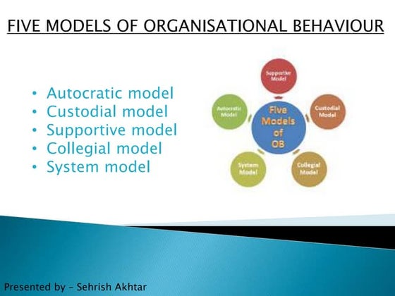 Models of Organisational Behaviour | PDF
